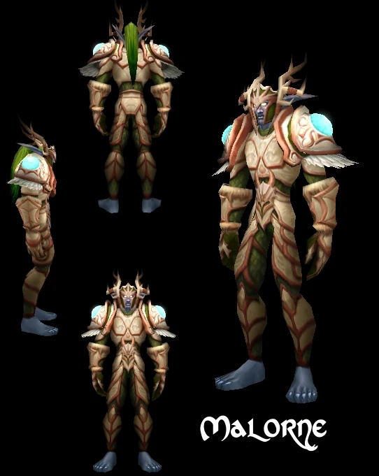 Worgen Druid Tier 4 Armor Set T4 Malorne Harness
