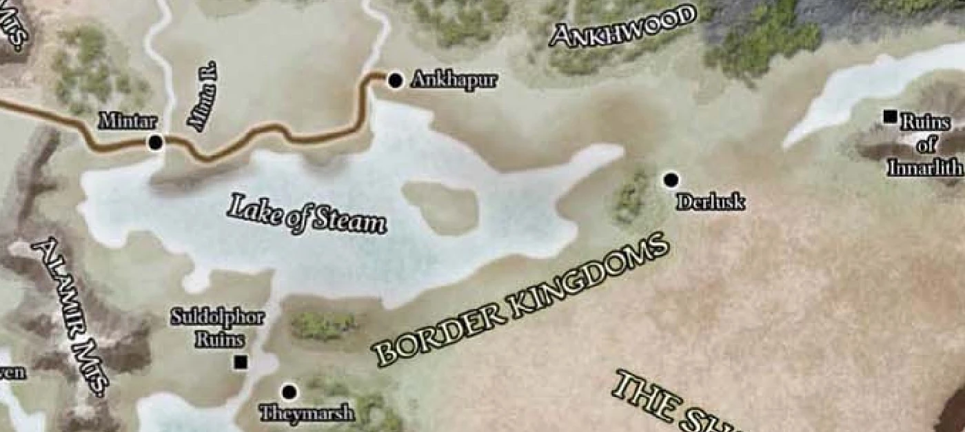 Excerpts from the 4th edition map - The Forgotten Realms Wiki - Books ...