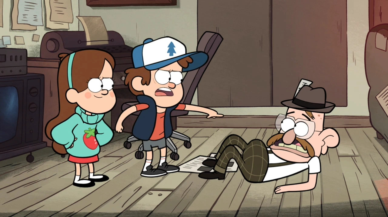 Dipper And Mabel Kiss On The Lips