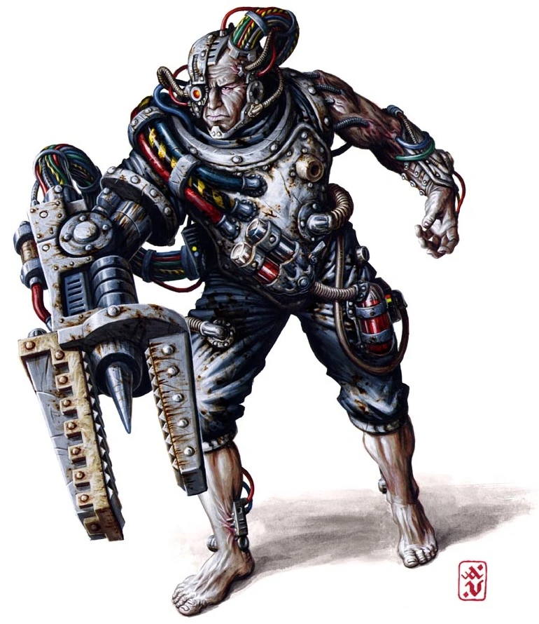 Servitor - Warhammer 40K Wiki - Space Marines, Chaos, planets, and more