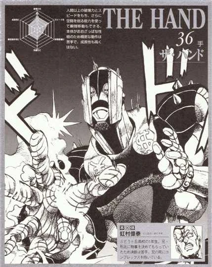 The Hand - Wiki JoJo's Bizarre Encyclopedia
