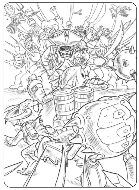Skylanders swap force colouring pages - Imagui
