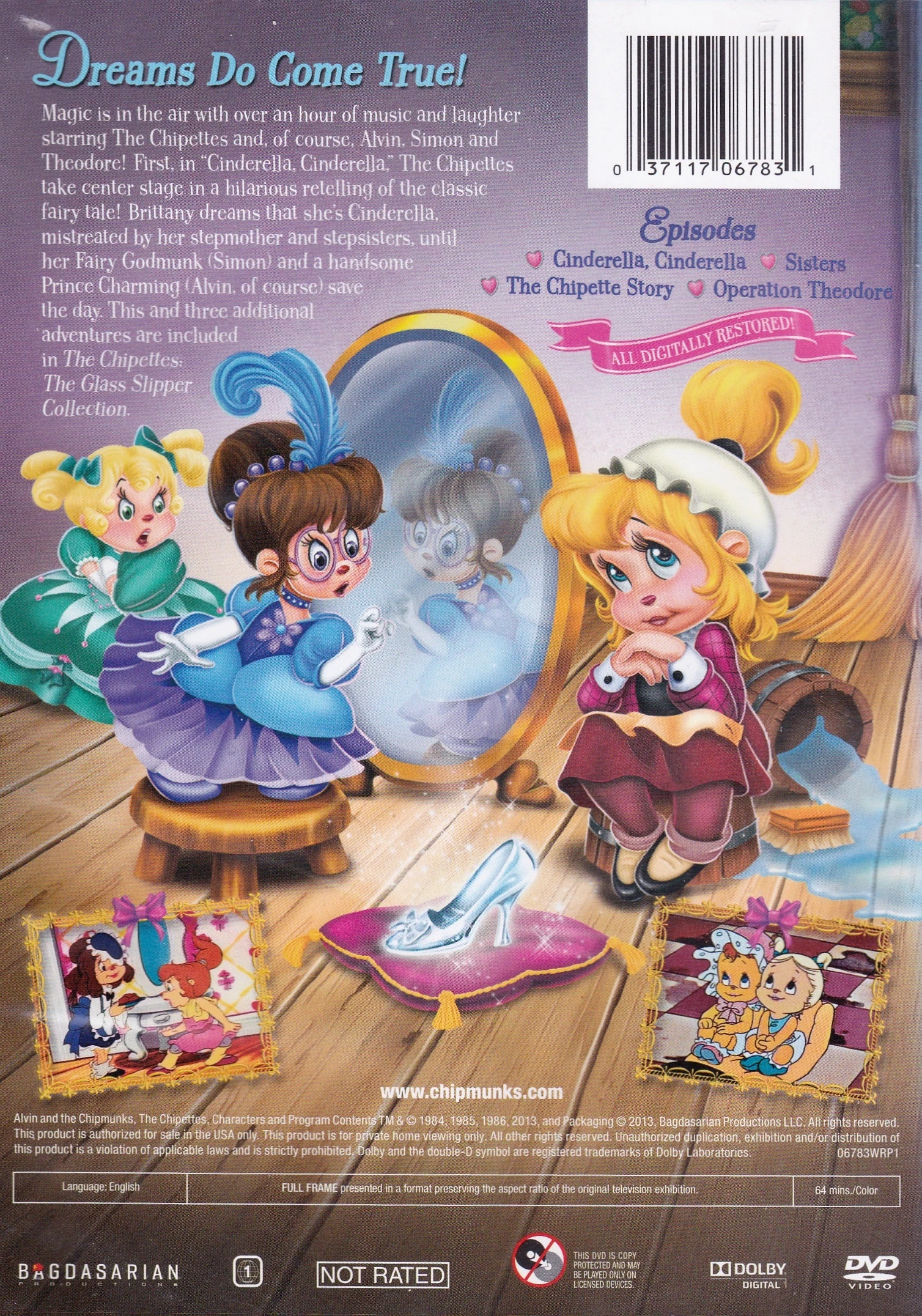 The Chipettes: The Glass Slipper Collection (DVD) - Munkapedia, the ...